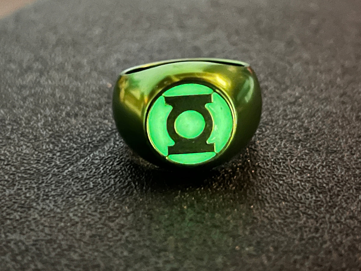 Anodized Green Willpower Ring – The Ring Foundry